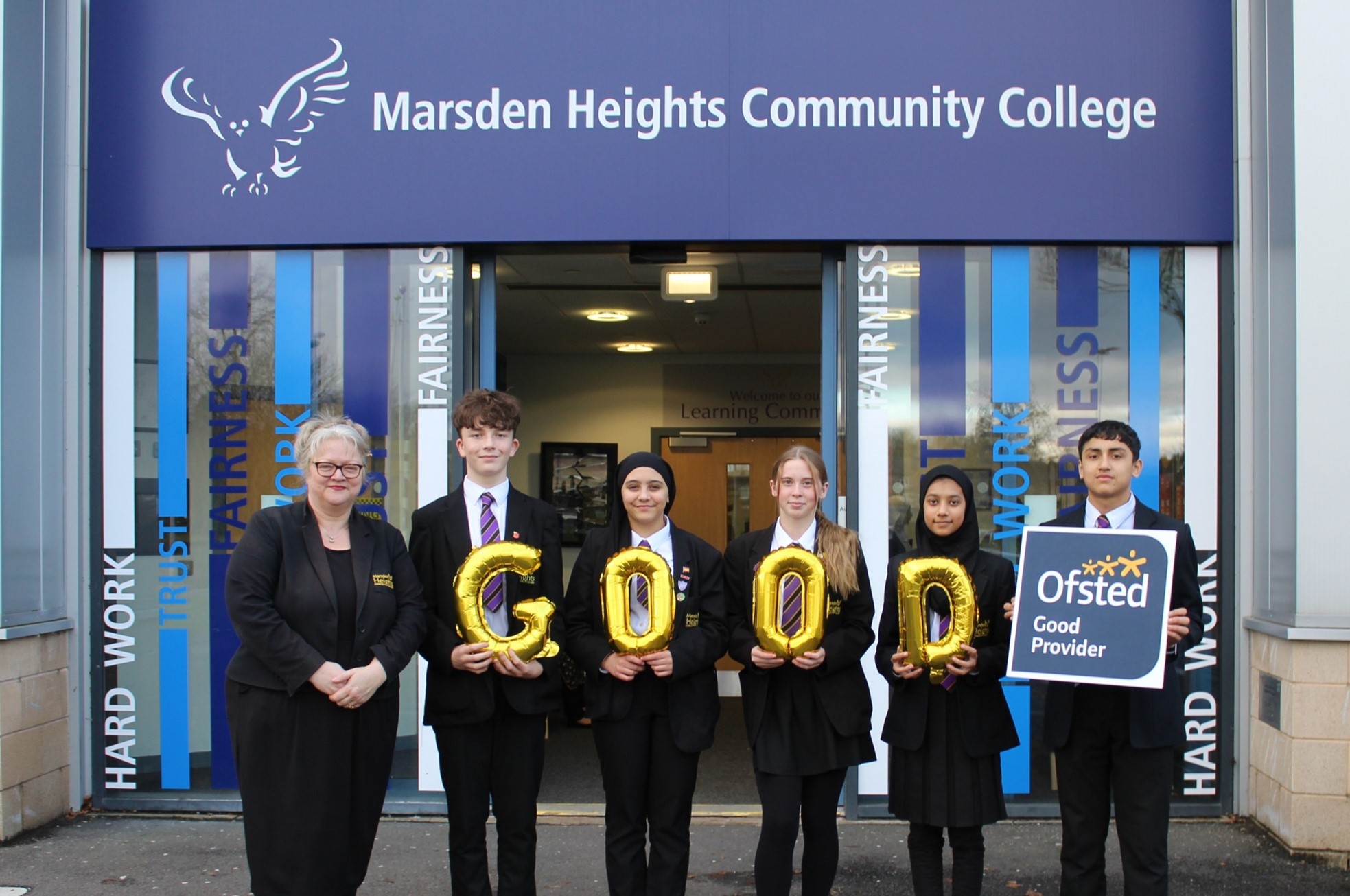 MARSDEN HEIGHTS COMMUNITY COLLEGE JUDGED ‘GOOD’ IN ALL AREAS BY OFSTED