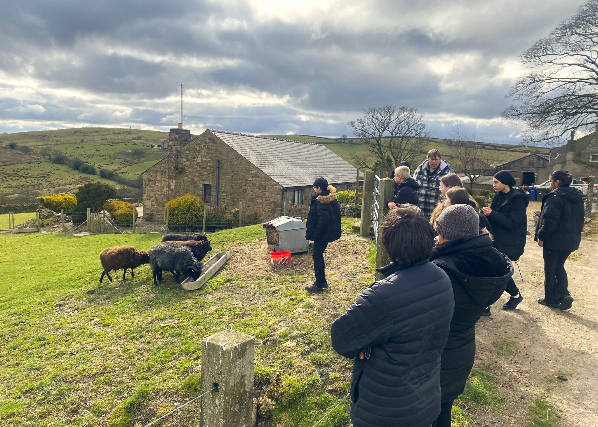 Marsden Makers Visit Briercliffe Farm